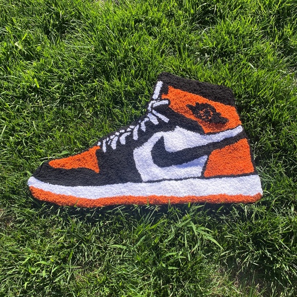 Art | Retro Jordan 1 Nike Custom Rug | Poshmark